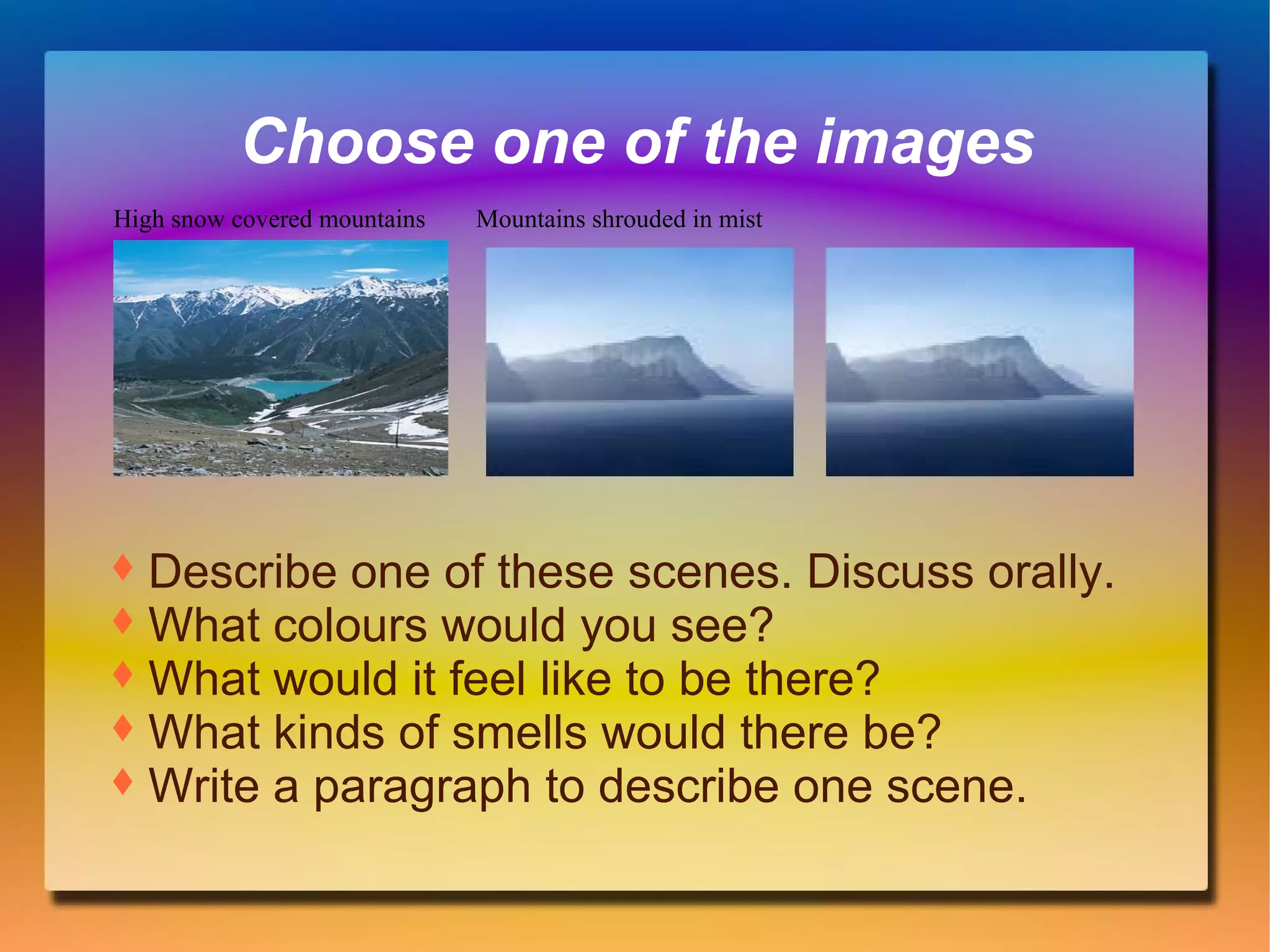 Descriptive writing | PPT