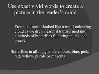 Descriptive writing | PPT