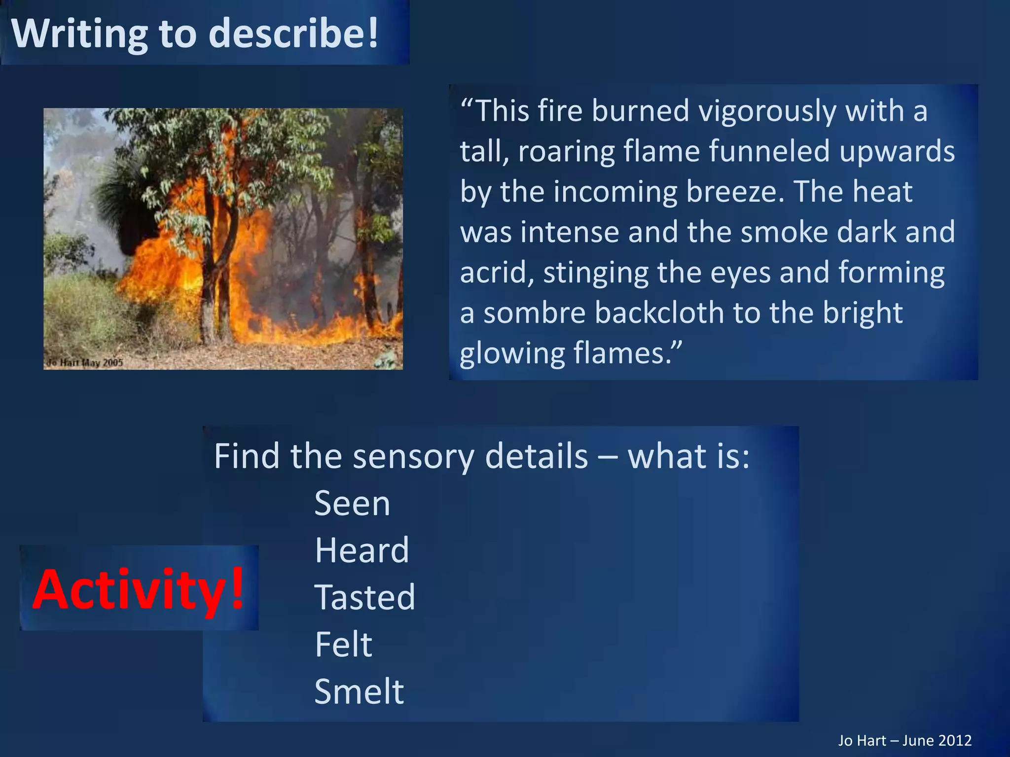 Descriptive writing | PPTX