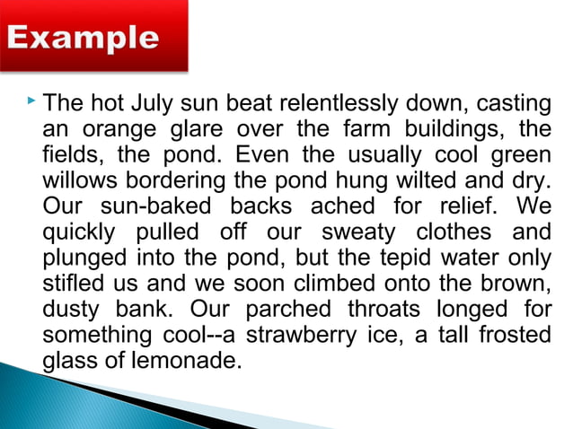 Scaffolding Descriptive writing | PPT