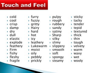 Scaffolding Descriptive writing | PPT