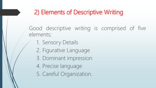 Descriptive writing | PPTX