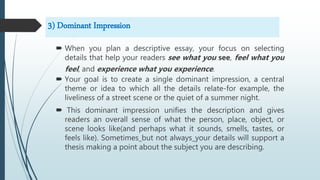 Descriptive writing | PPTX