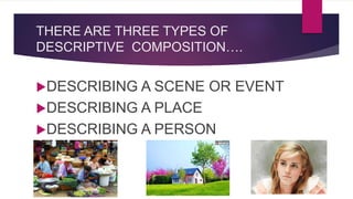 Descriptive writing | PPT