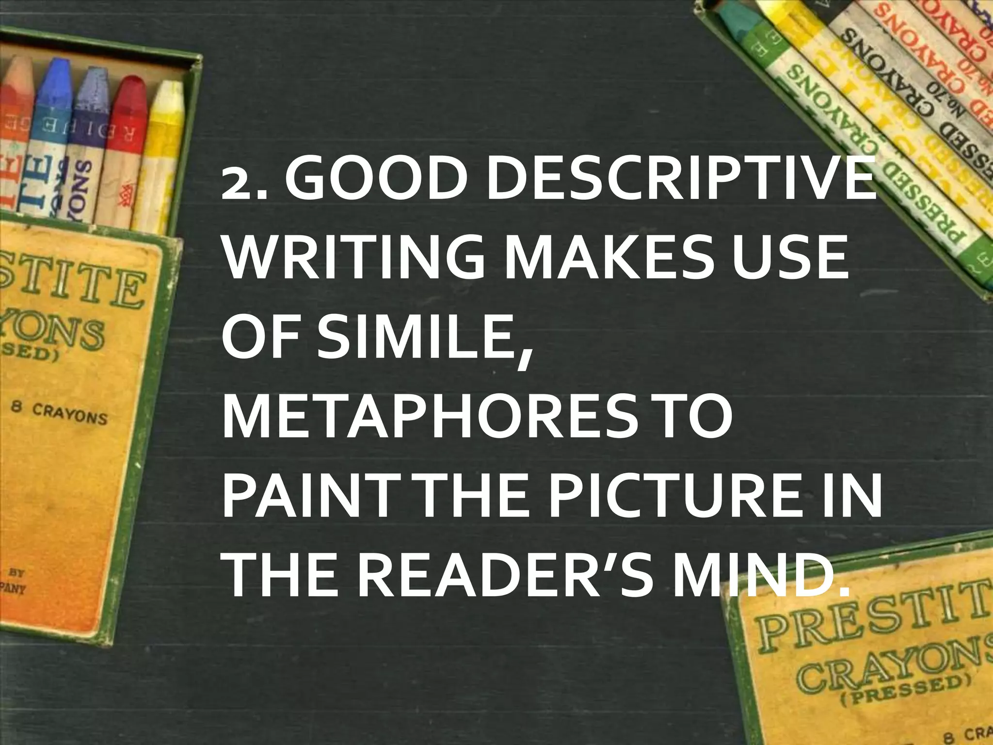 Descriptive writing | PPT