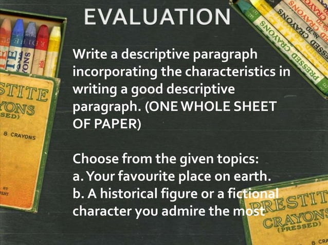 Descriptive writing | PPT