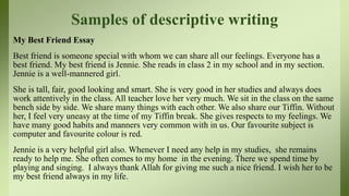 Descriptive writing | PPTX