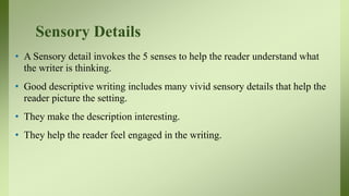 Descriptive writing | PPTX
