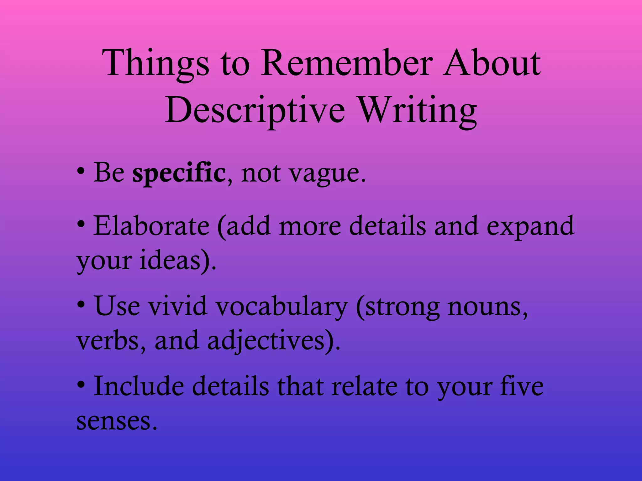 Descriptive writing.ppt