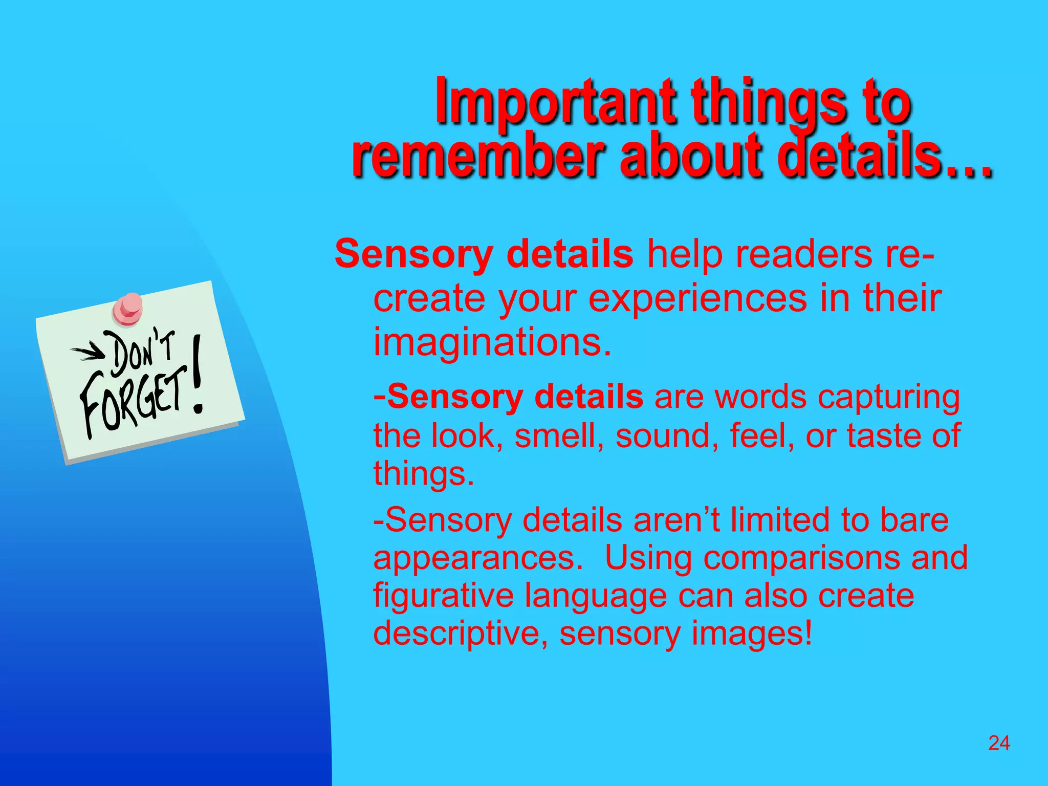 Descriptive writing 1 | PPTX