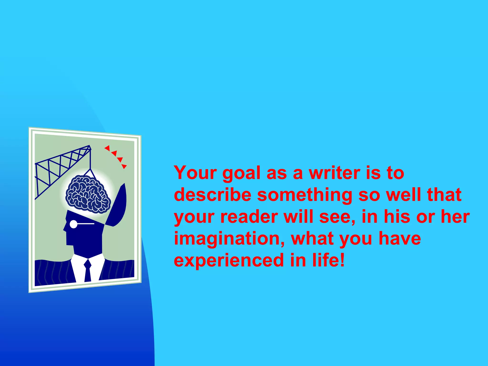 Descriptive writing 1 | PPTX