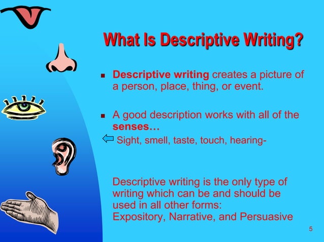 Descriptive writing 1 | PPTX | Geography | Science
