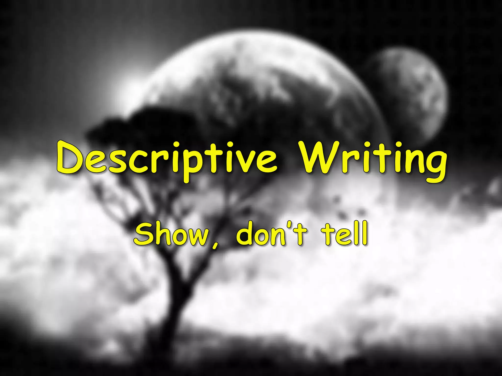 Descriptive Essay Writing | PPT