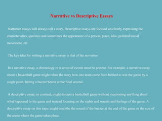 Title: descriptive writing learning Power Point | PPTX
