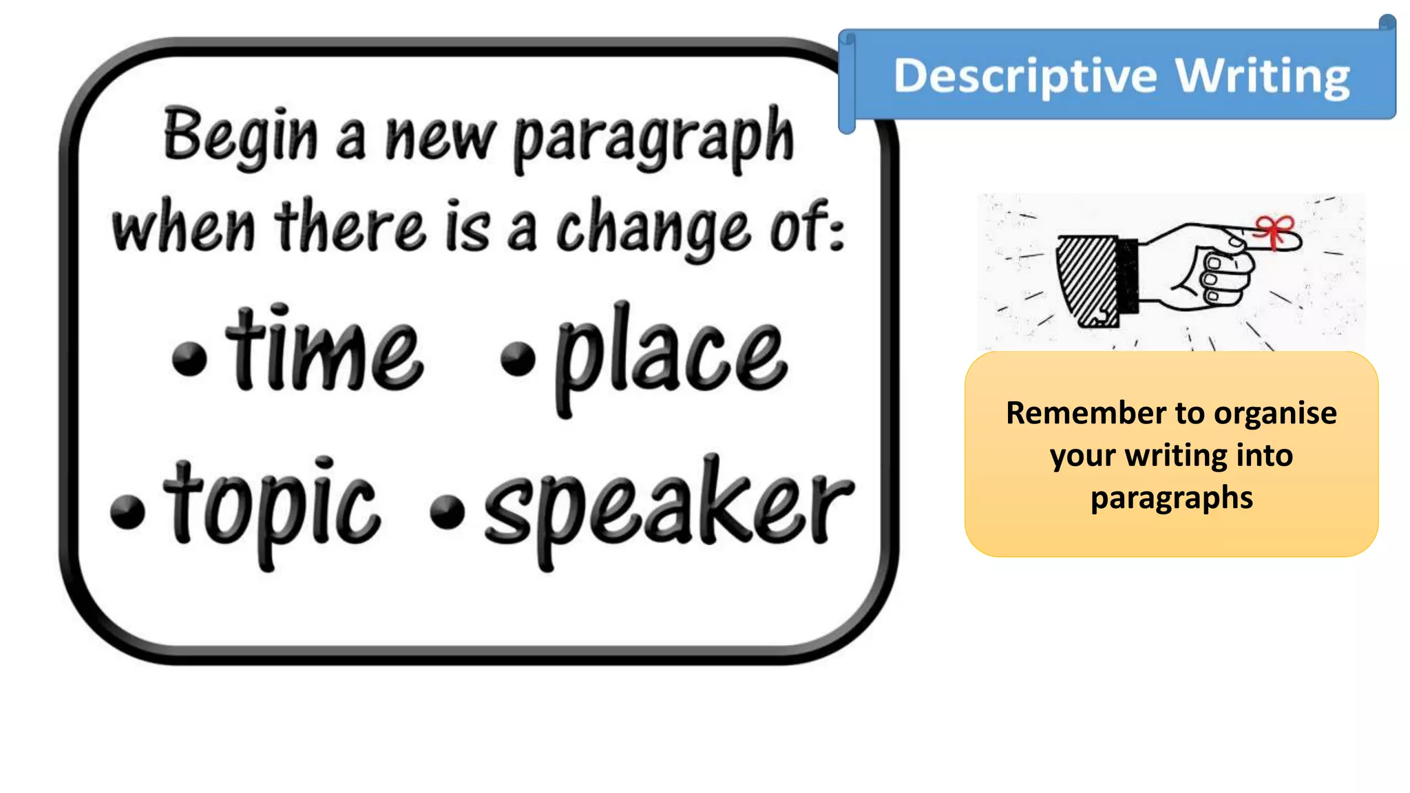 Descriptive writing beach step by step ds | PPTX