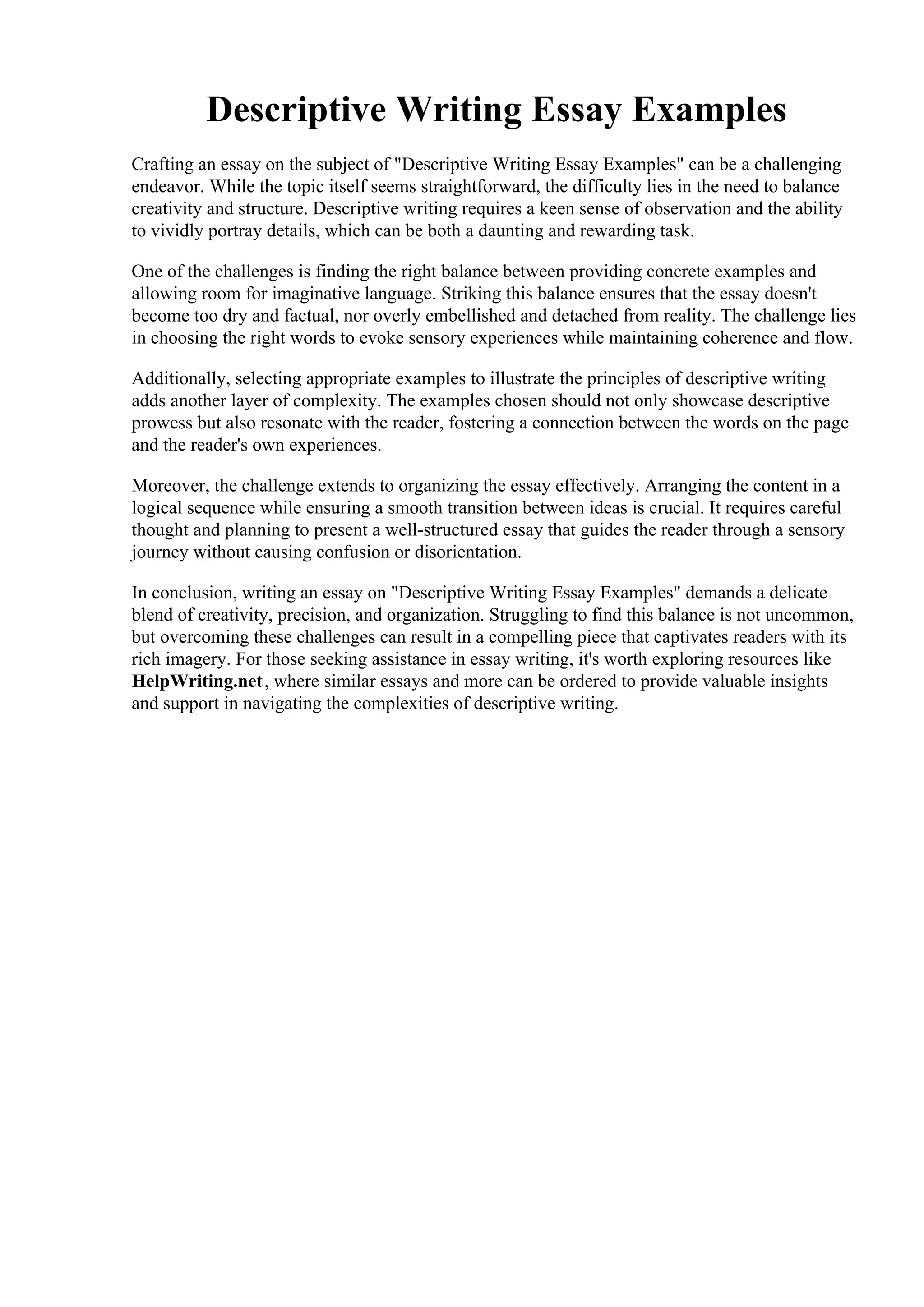 Descriptive Writing Essay Examples.pdf