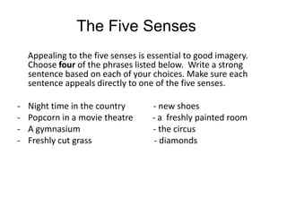 Descriptive Writing Intro | PPT