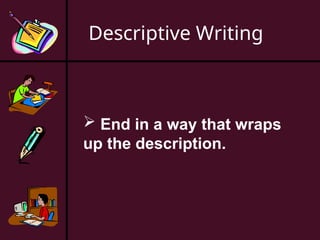 descriptive paragraph writing powerpoint.ppt