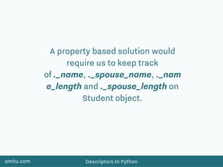Descriptors In Python | PPT