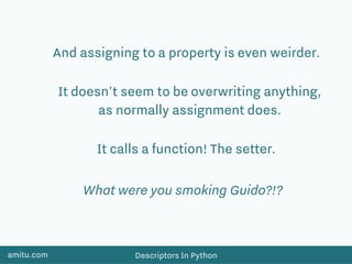 Descriptors In Python | PPT