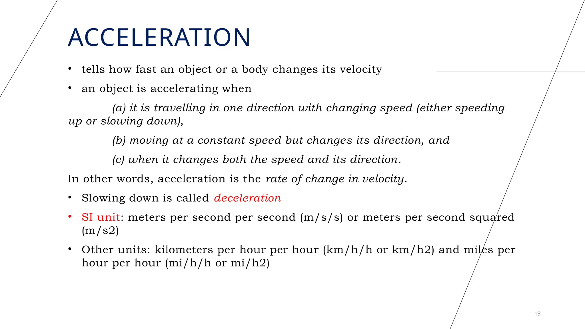 DESCRIPTORS-OF-MOTION ppt in grade 7 science | PPT