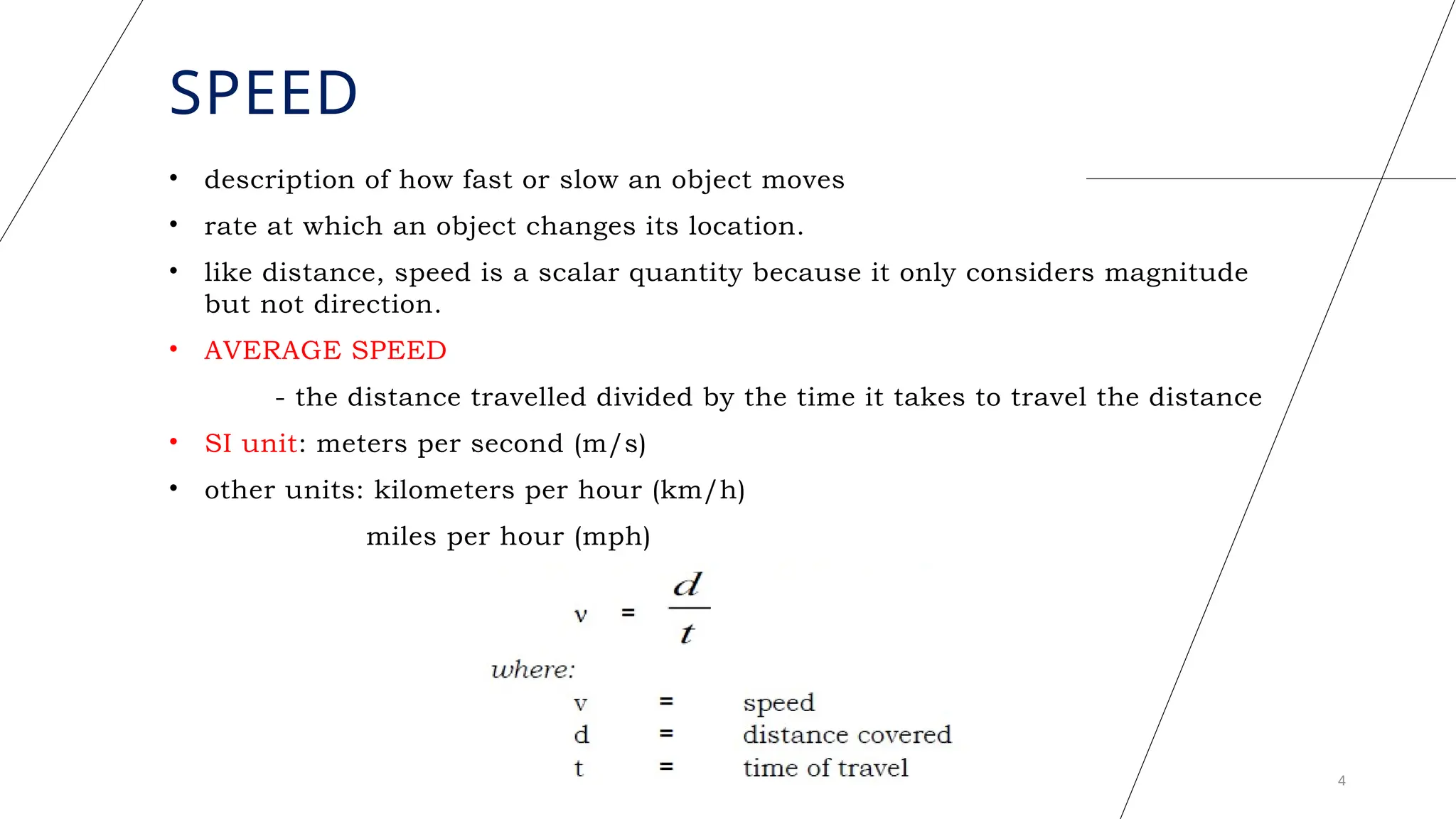 DESCRIPTORS-OF-MOTION ppt in grade 7 science | PPTX