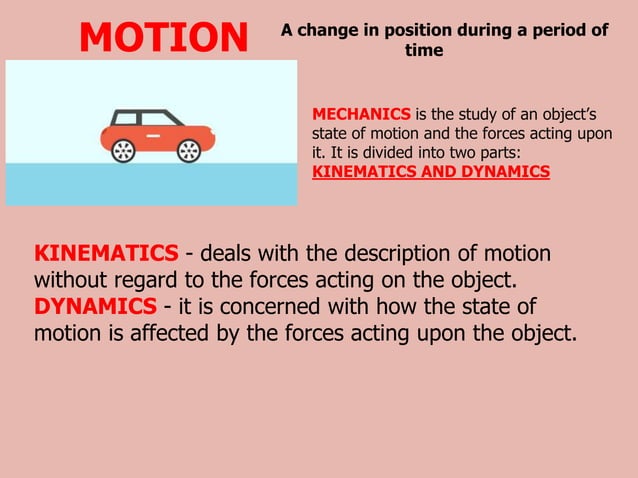 DESCRIPTORS OF MOTION.pptx | Physics | Science