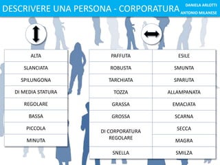 Descrivere una persona | PPTX | Music | Entertainment