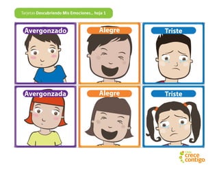 Emociones Para Niños Para Imprimir