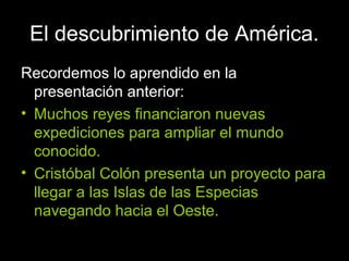 Descubrimiento de america | PPT