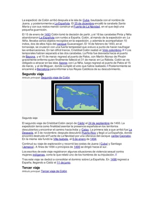 Descubrimiento de américa | DOCX