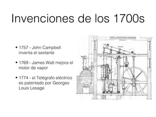 Descubrimientos del siglo XVIII | PPT