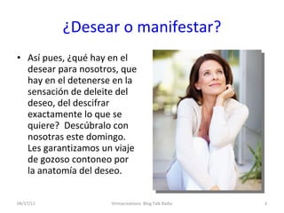 Desear o manifestar | PPT