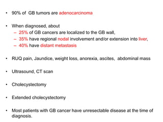 Diseases of gb & biliary tree final | PPTX