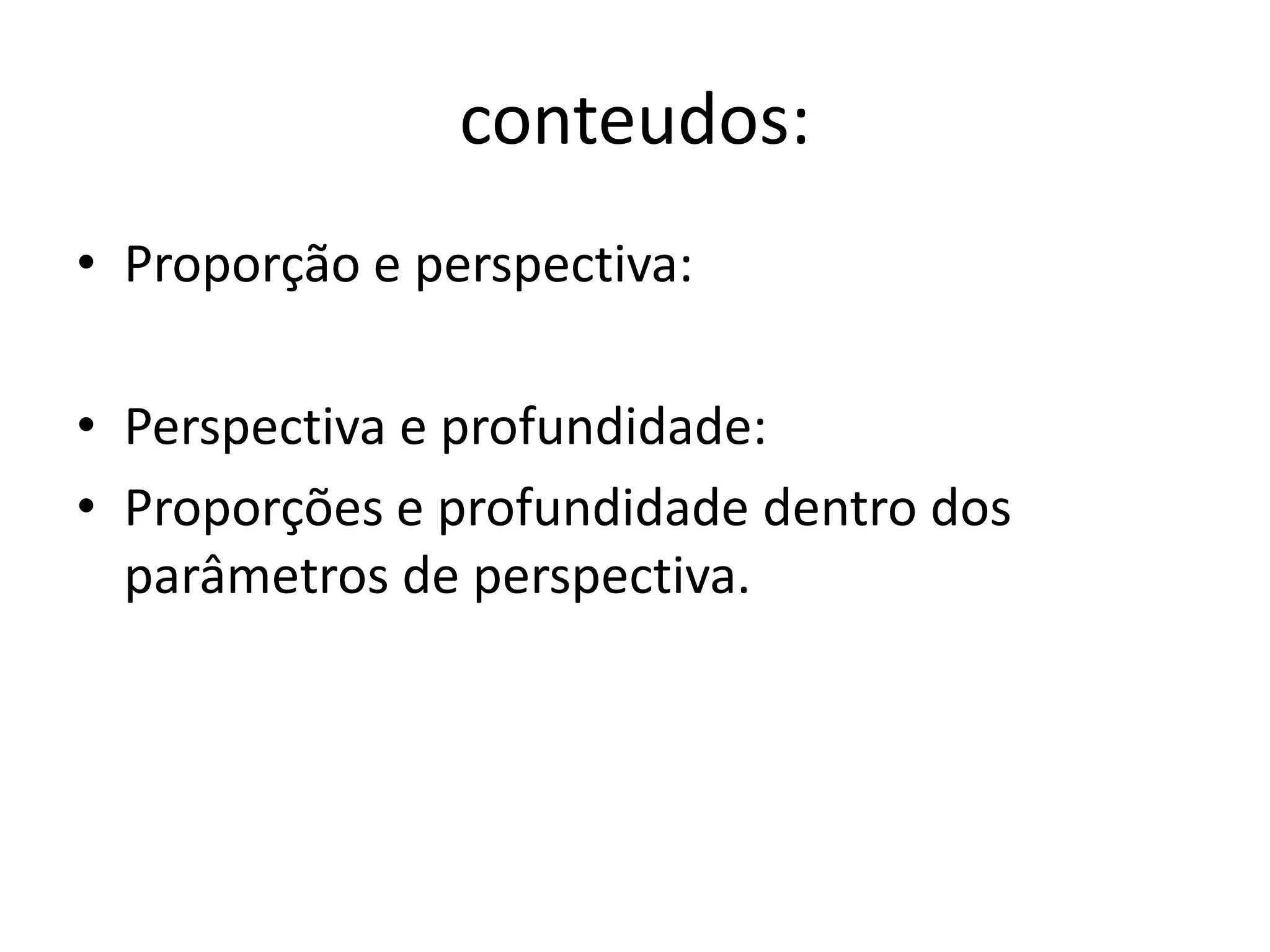 Estrutura do Desenho em perspectiva. | PPT