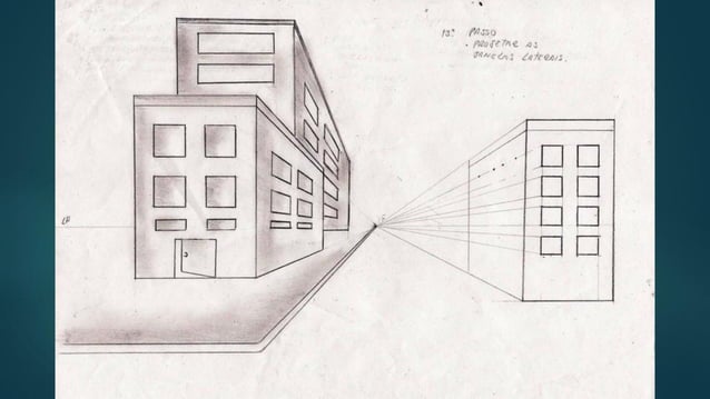 Desenho em perspectiva com um ponto de fuga | PDF