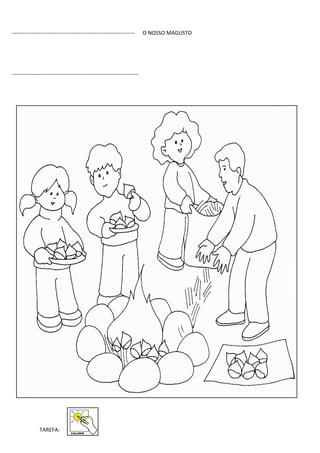 Desenho magusto 4 anos | DOC