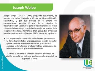 Desensibilización sistematica | PPTX