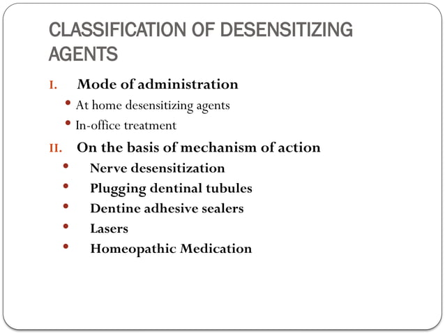 Desensitizing Agents in Periodontics for sentivity | PPTX