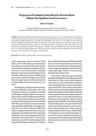 desentralisasi dan lain penjelasann serta | PDF