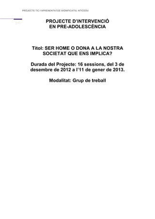 Desenvolupament del projecte | PDF