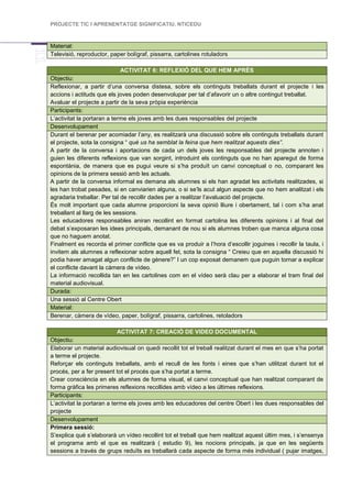 Desenvolupament del projecte | PDF