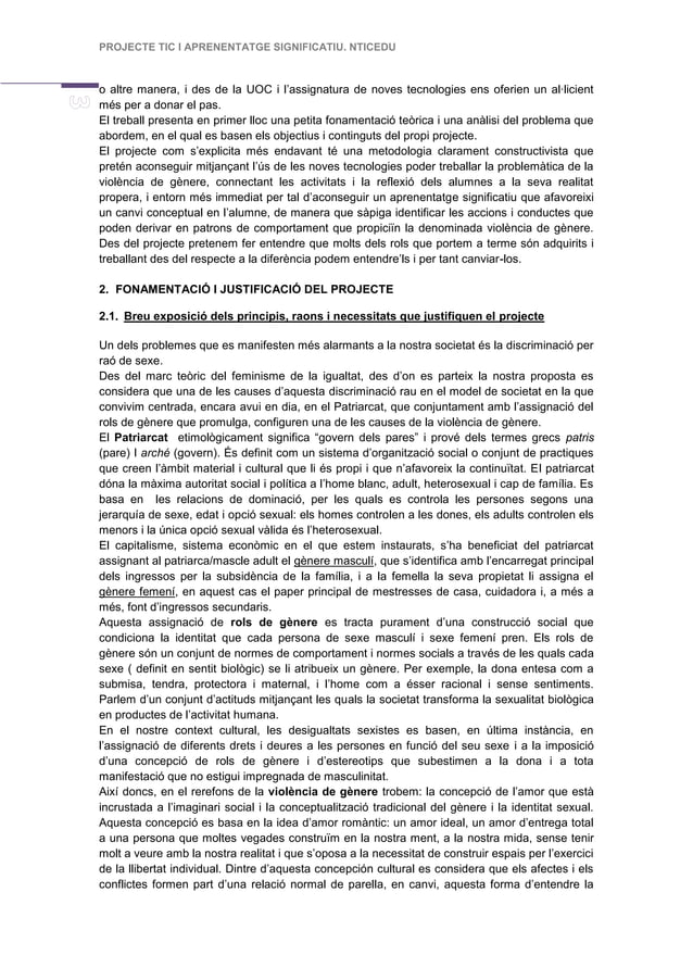 Desenvolupament del projecte | PDF