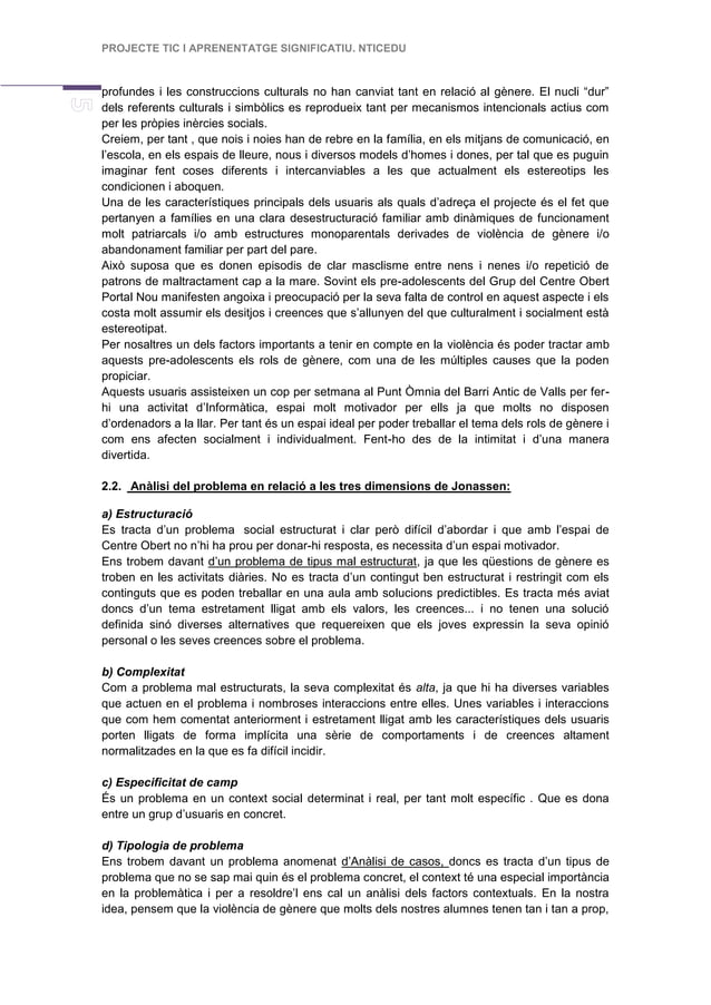 Desenvolupament del projecte | PDF