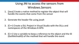 Developing Rich Interfaces in JavaFX for Ultrabooks | PPTX