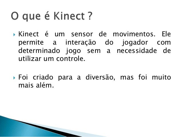 Desenvolvimento com Kinect