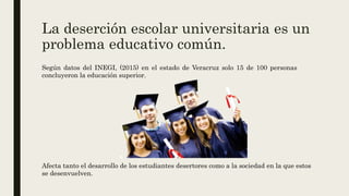 Deserción escolar universitaria | PPTX