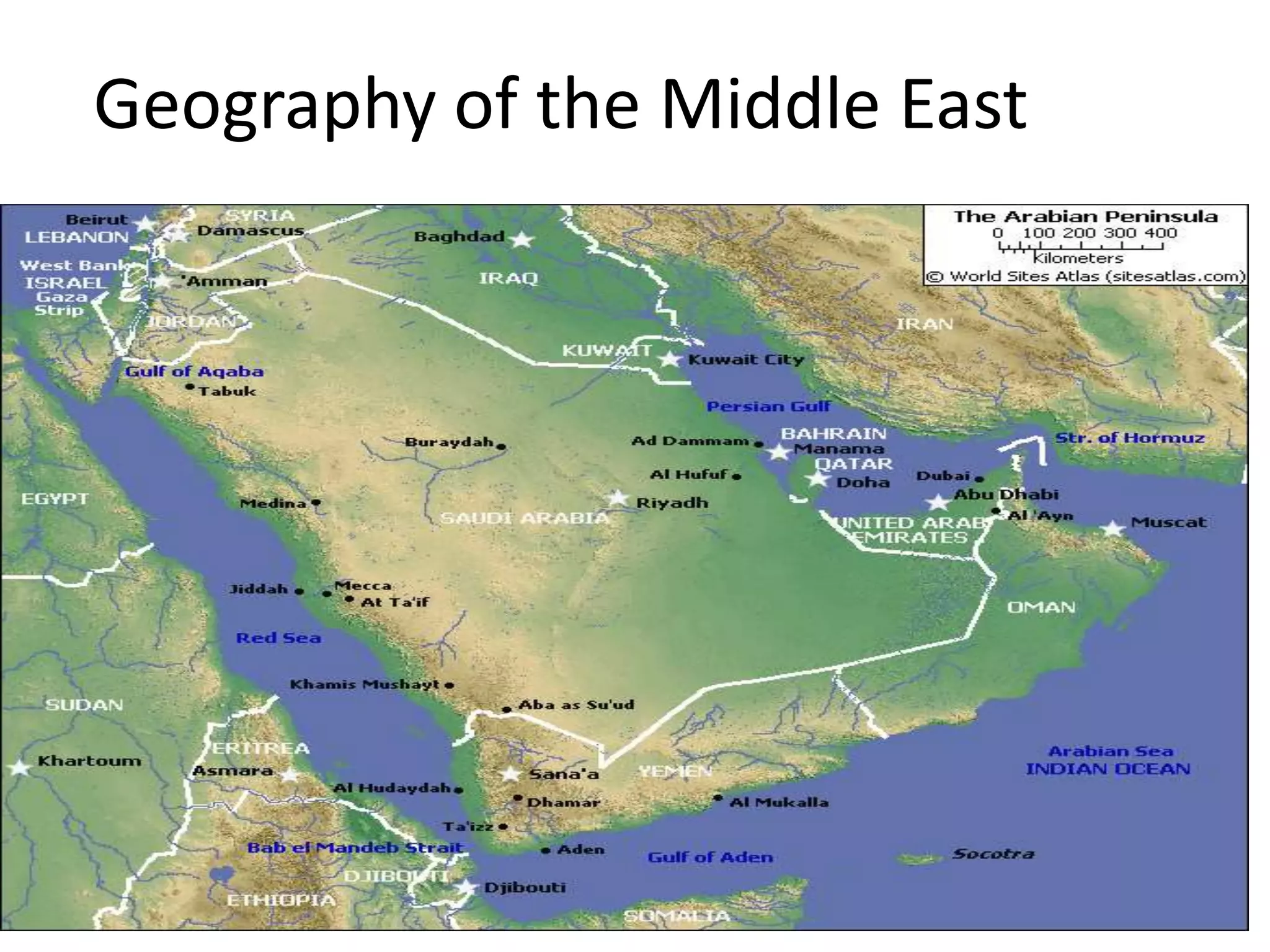 Geography of Arabian Peninsula | PPTX
