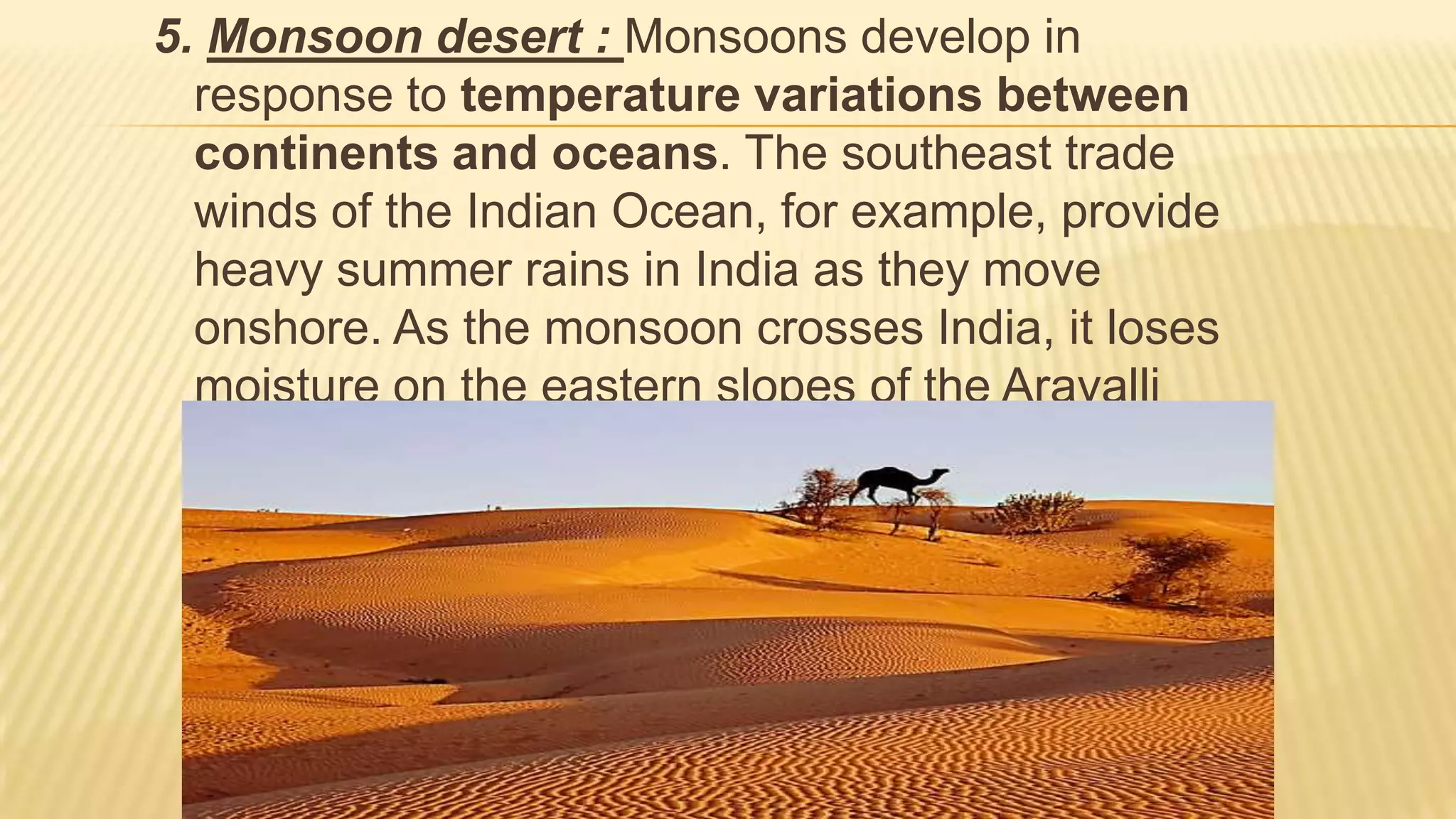 Desert, types of desert, land forms, dunes and types of dunes | PPT Desert, types of desert, land forms, dunes and types of dunes | PPT