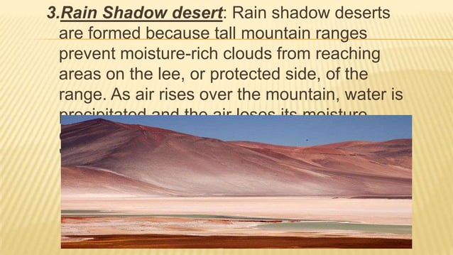Desert, types of desert, land forms, dunes and types of dunes | PPTX